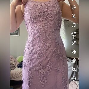 Berlinnova | Dresses | Lilac Lace Prom Dress | Poshmark
